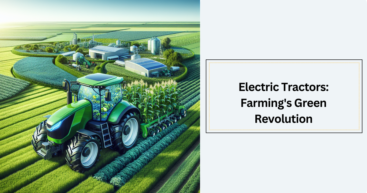 How Electric Tractors Are Revolutionizing Sustainable Farming ...